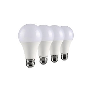 TJBB UL Listed 4-Pack 3 Way Light Bulbs Soft White 3000K 50 100 150 Watt Equivalent, Perfect for Reading, Standard A19 Indoor Led Bulb, 5/10/15 Watt Energy Efficient Bulb