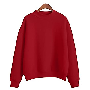 Women’s Clothing Blouses for Women tee Tops Teacher Outfits for Women 2023 Panties for Women Beach Knit Ribbed Silk Pollover Hoodie Womens Fall Fashion 2023 Woman Sweatshirt