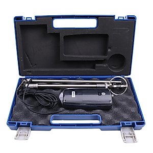 HOJILA Digital Water Flowmeter Water Flow Rate Meter FM-100V5 for Open Channels Flow Velocities Measurement, Range 0.01-5.00 m/s…