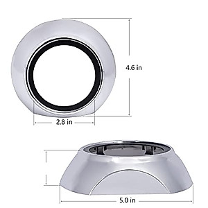 YUFANYA 3.0Inch Projector Shrouds Universal Silver Mask for 2.5Inch or 3.0Inch Projector Lens…