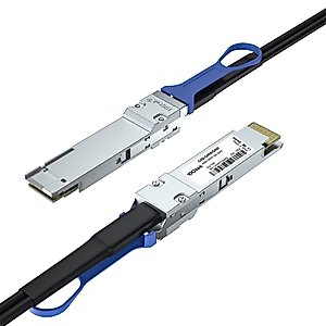 400G QSFP-DD DAC Cable - 400GBASE QSFP-DD to QSFP-DD Passive Direct Attach Copper Twinax Cable for Mellanox MCP1660-W001E30, 1-Meter(3.3ft)