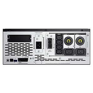 APC Network UPS, 3000VA Smart-UPS Sine Wave, Short Depth UPS with Extended Run Option, SMX3000HVT, Tower/4U Rack Convertible, Line-Interactive, 208V