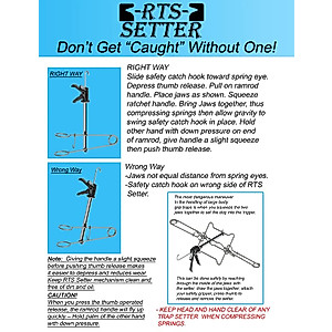 Heavy Duty Body Grip Trap Setter - Sets 110 to 330 Body Grip Traps with 1 Hand
