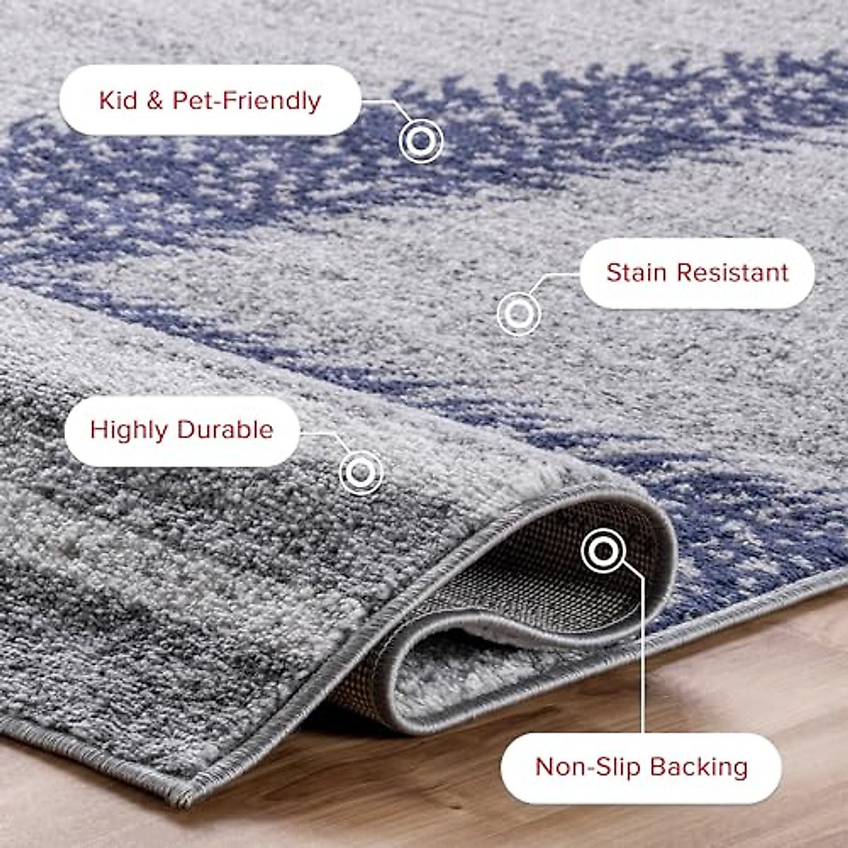 nuLOOM Thomas Paul Starfish and Striped Area Rug, 5x8, Grey