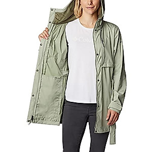 Columbia Women's Pardon My Trench Rain Jacket, Safari, Medium