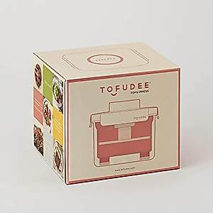 TOFUDEE Tofu Press | Food Strainer for Paneer, Cheese, & All Kinds of Tofu - Soft, Silken, Organic, Extra Firm | Enhance Cooking, Save Time, & Elevate Your Dishes - Dishwasher Safe & BPA-Free