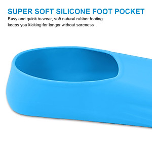 Swim Fins, Happyouth Swim Training Fins Short Fins Silicone Swim Flippers Swimming Fins with Mesh Bag for Lap Swimming Kids Adult Men Women