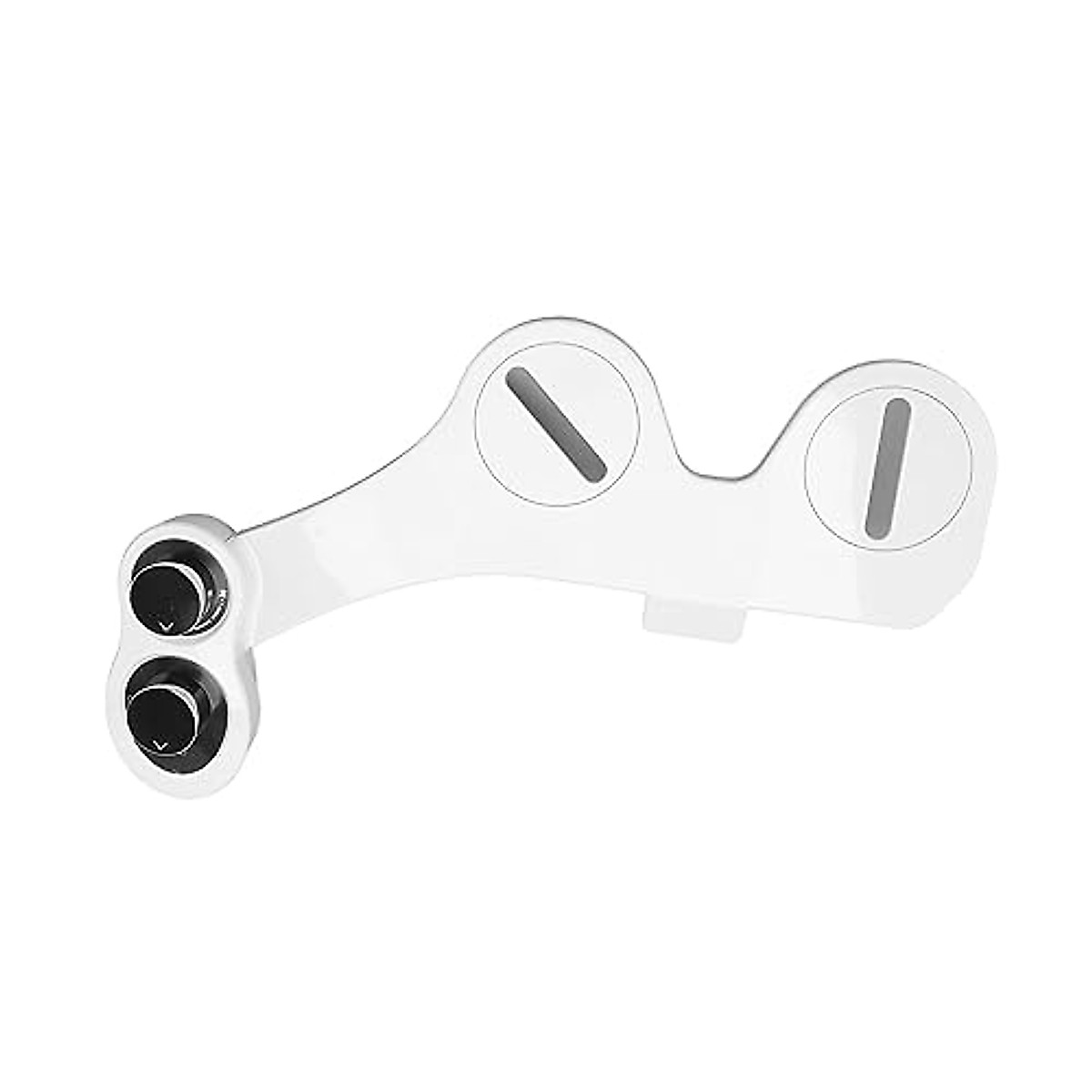 Toilet Bidet Attachment Sprayer Cold Water Clean 2 Nozzles for Family ABS Material