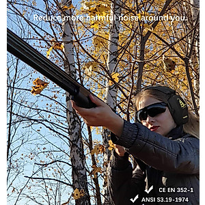 PROHEAR 016 2-Pair Shooting Ear Protection Safety Earmuffs