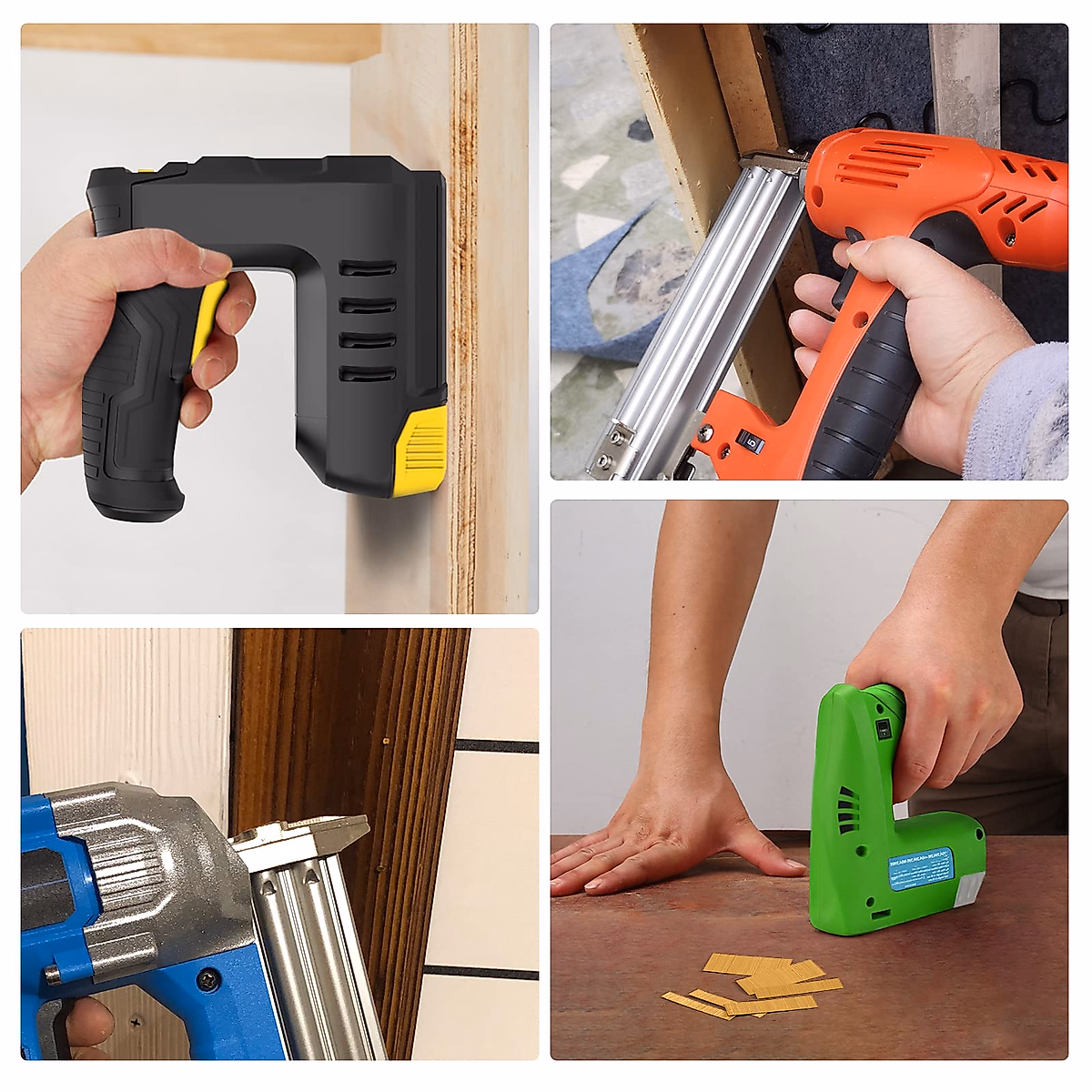 SimCos 6000 pcs 23 Gauge Pin Nails Headless Pinner Nails 6 Sizes Assorted 2/5 Inch to 1-3/16 Inch for Molding Cabinetry Building Assembly