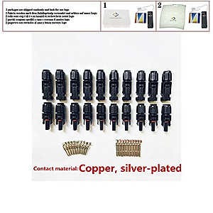 10Pairs Connector Solar Connector Solar Panel Connectors Male Female IP67 TUV 1000Vdc UL 600Vdc Solar