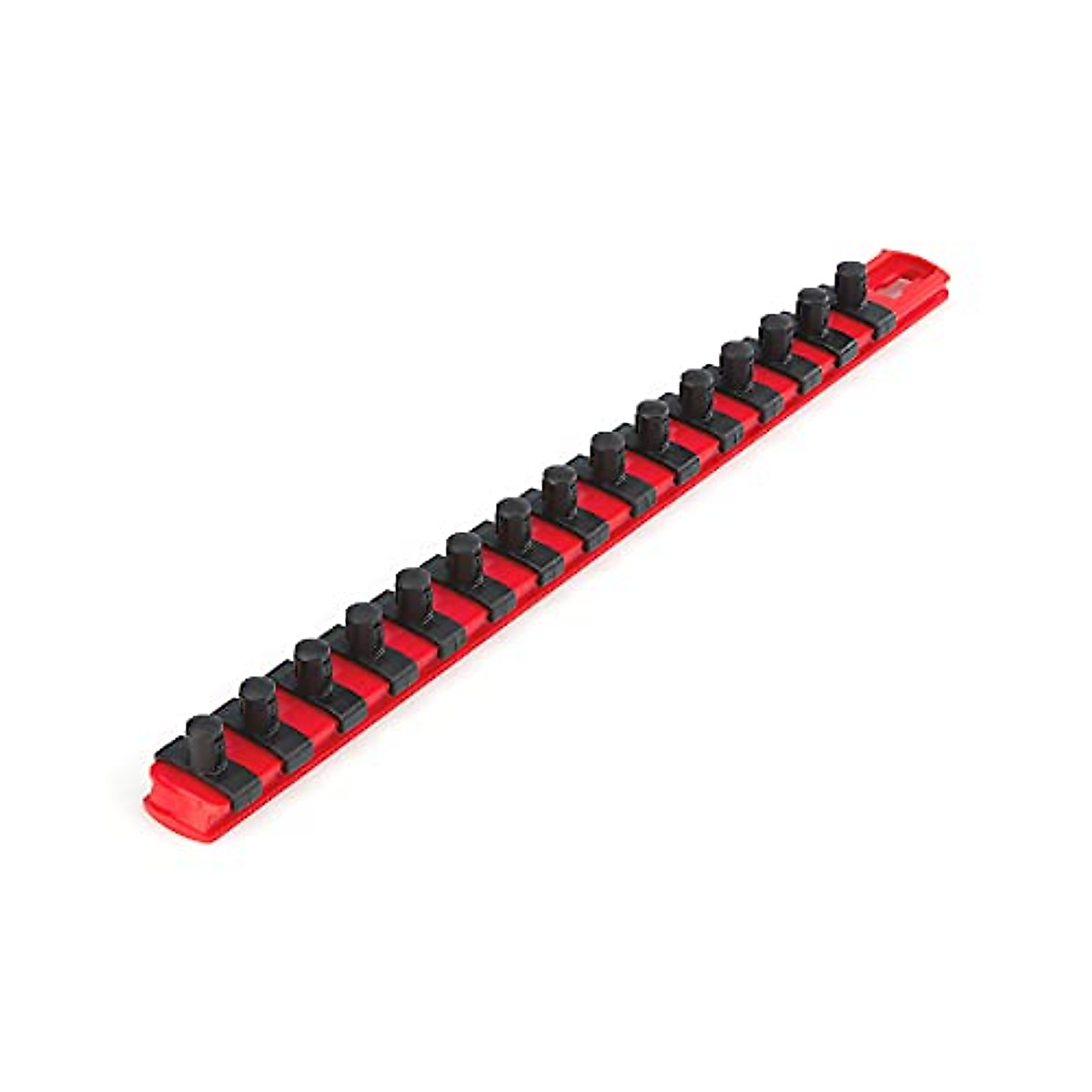 3/8 Inch Drive x 13 Inch Twist-Lock Socket Rail, 15 Clips (Red) | OSR12115