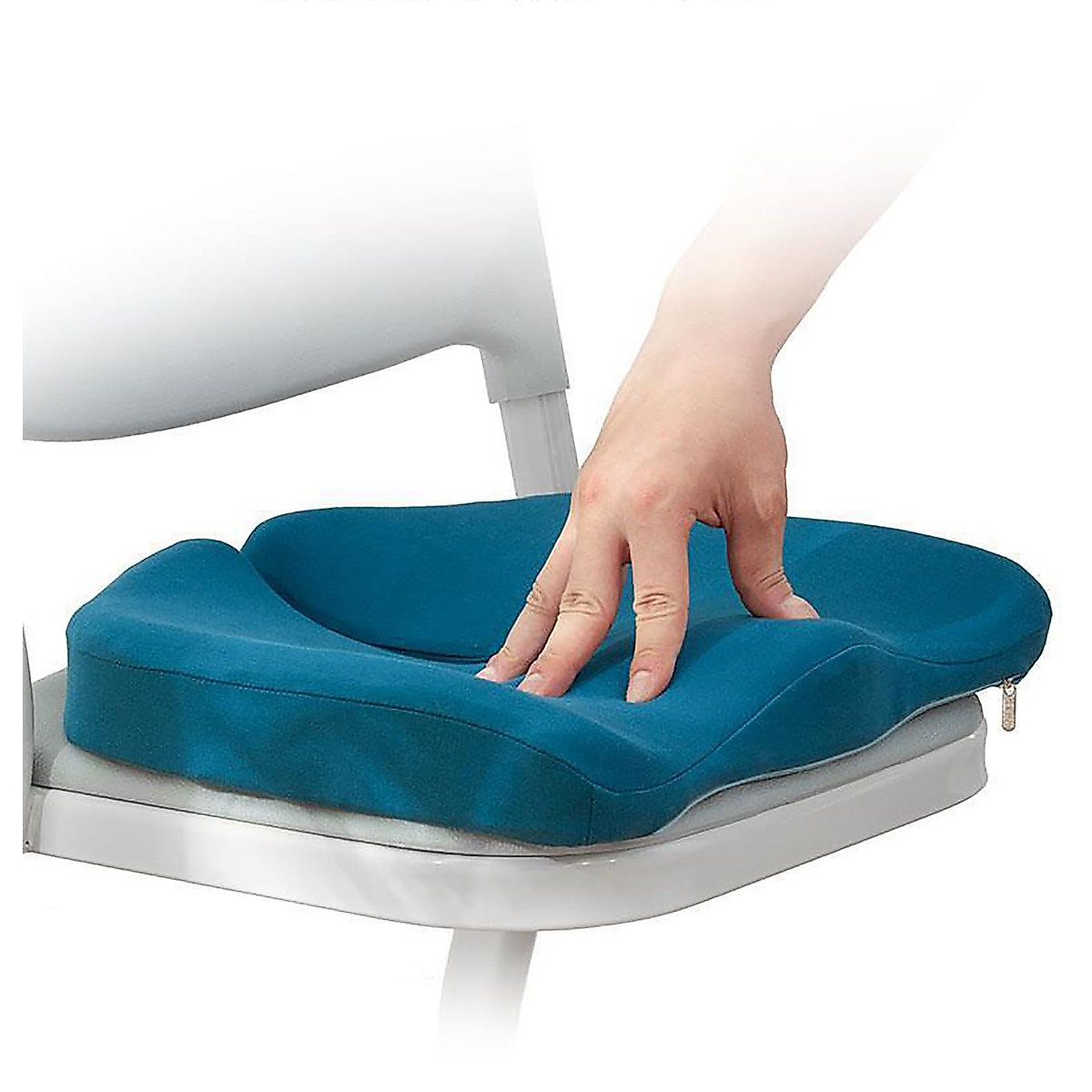 Libiyi Seat Comfort Pro, Libiyi Non-Slip Comfort Cushion Pad, Ergonomic Seat Cushion for Hip and Back Pain Office Chair, Memory Foam Seat Cushion for Chair,Car Back Pad Support for Chair (Blue)