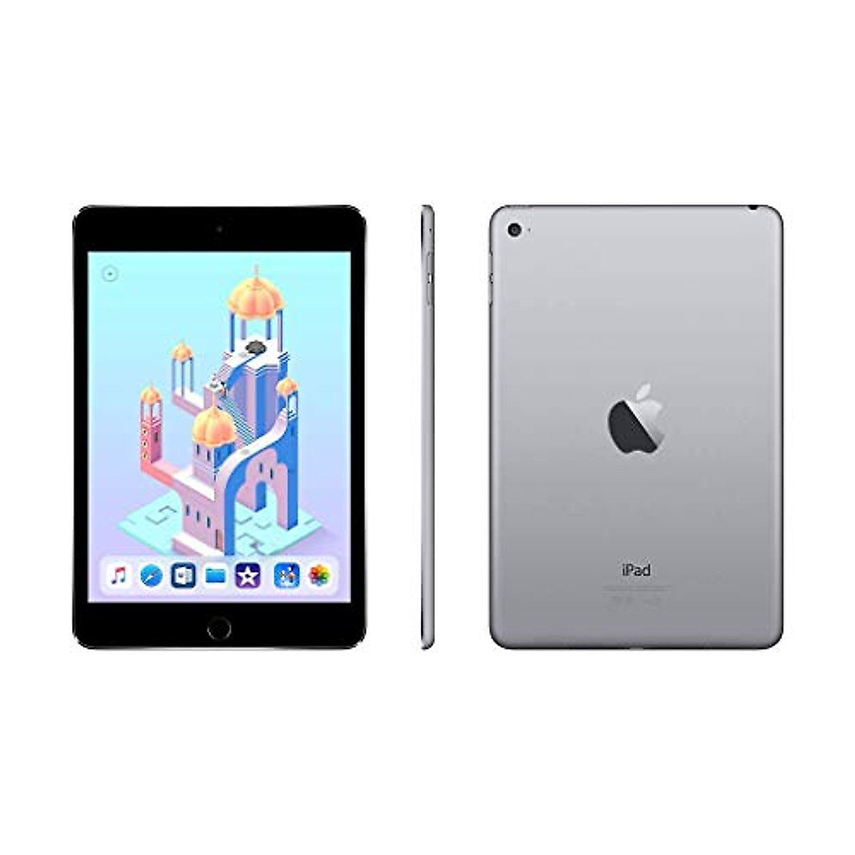 Apple iPad Mini 4, 128GB, Space Gray - WiFi (Renewed)
