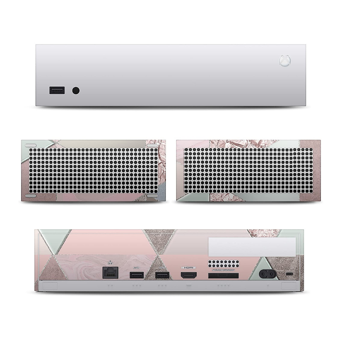 Head Case Designs Officially Licensed LebensArt Soft Pastels Art Mix Vinyl Sticker Gaming Skin Decal Cover Compatible With Xbox Series S Console and Controller Bundle