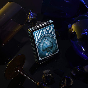 Bicycle Ice Theme Blue Playing Cards, 14-99 years