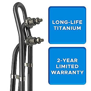 Smart Spa Supply 4.0kw 240v Titanium Flo-Thru Univeral Heater Element Replacement Hot Tub Heating