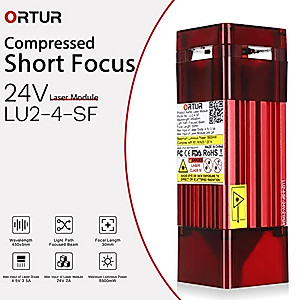 ORTUR Laser Master 2 S2 SF Laser Engraver, 5.5W Output Power DIY Laser Cutter and Engraver, Laser Engraving Machine Support Lightburn, Laser Engraver for Wood and Metal, Acrylic