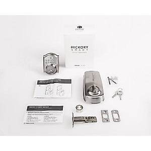 Hickory Hardware H076388-PB Securemote Bluetooth Enabled Deadbolt, Polished Brass