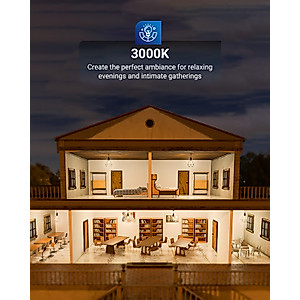 Sunco 10 Pack G25 Globe Light Bulbs LED Edison Vanity Light Bulbs, CRI90 3000K Warm White, Dimmable, 5W=60W, Clear Vintage Filament Globe, 500 Lumens, E26 Base Indoor Outdoor Clear UL