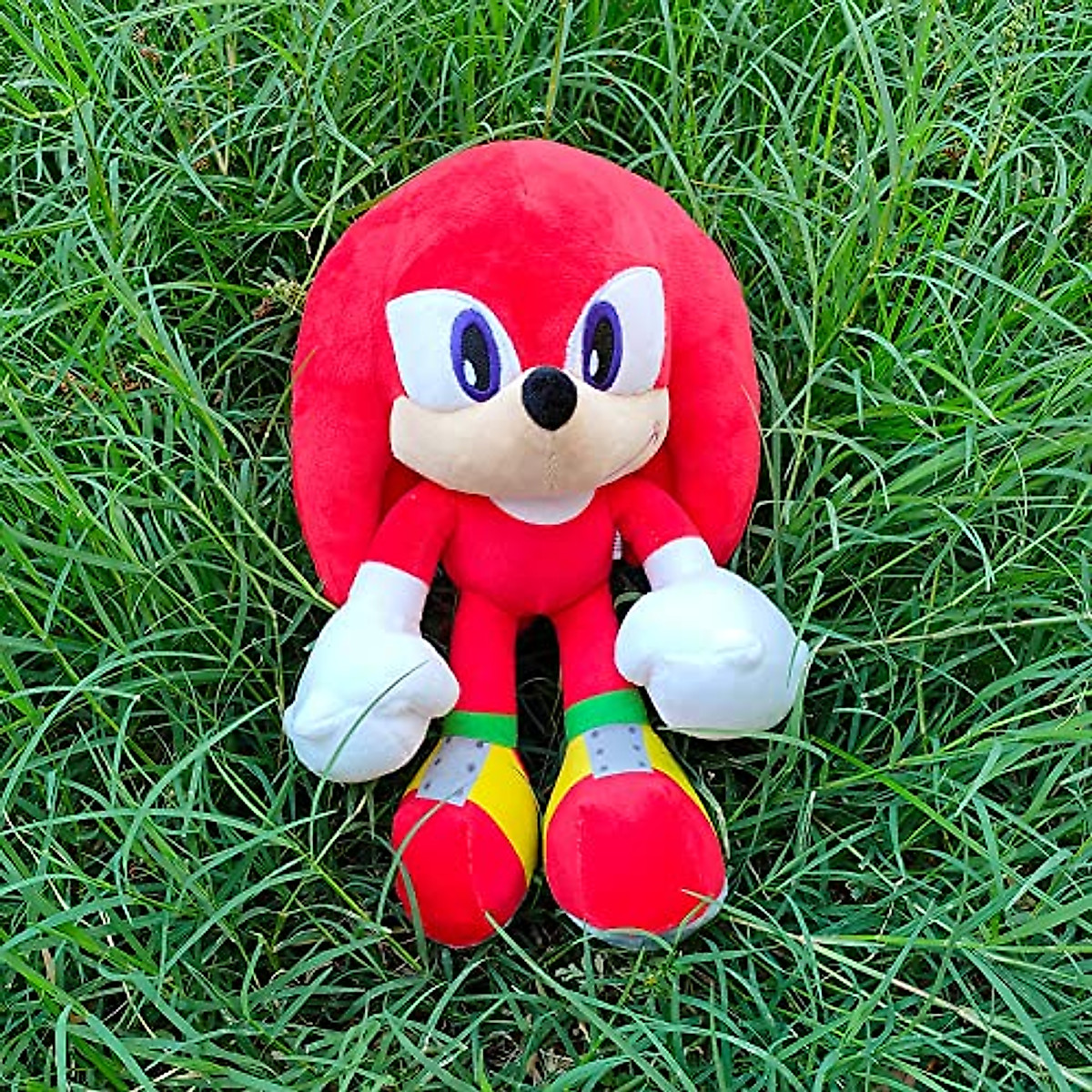 YOOVERSE 12" Sonic Plush Toys,Sonic Stuffed Animals,Knuckles Shadow Tails Plushies Doll Toys Gifts for Boys and Girls (4 Pcs Set)