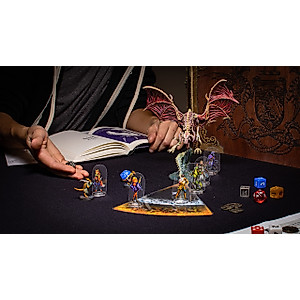 Arcknight Flat Plastic Miniatures: Mankind; 62 Unique Human-Themed Minis for DND 5e and Pathfinder; Affordable, Skinny Figurines for Dungeons and Dragons and Other Tabletop RPG Games