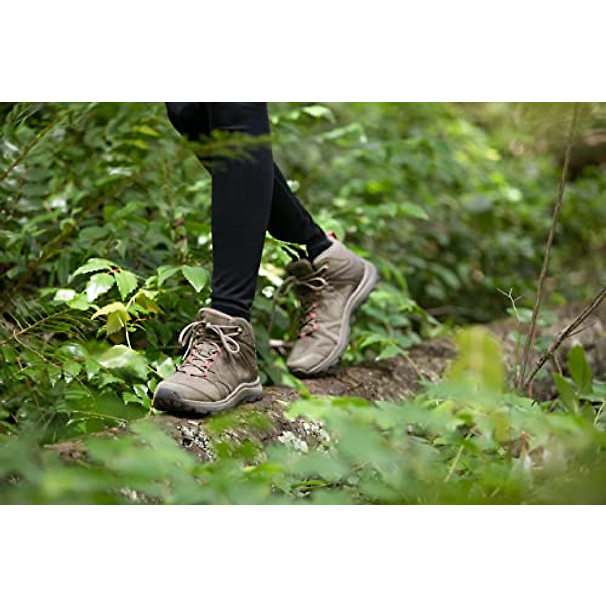 KEEN Women's Terradora 2 Mid Height Leather Waterproof Hiking Boots, Brindle/Redwood, 8