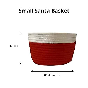 Christmas Santa Rope Basket (Small)