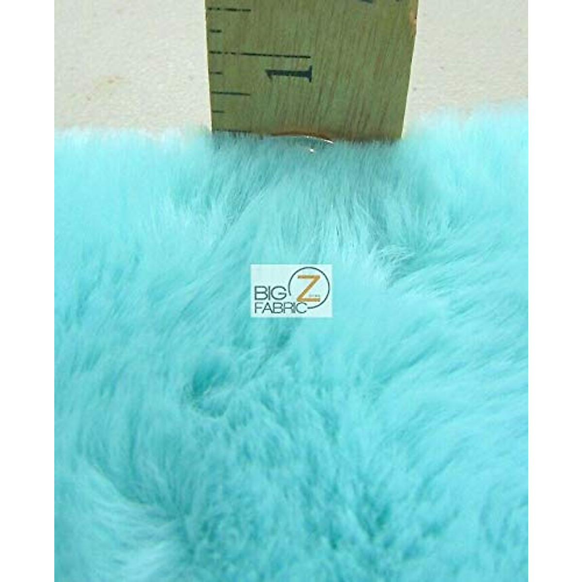 Beaver Shag Faux Fur Fabric Sold by The Yard DIY Coats Costumes Scarfs Rugs Accessories Fashion (Black)