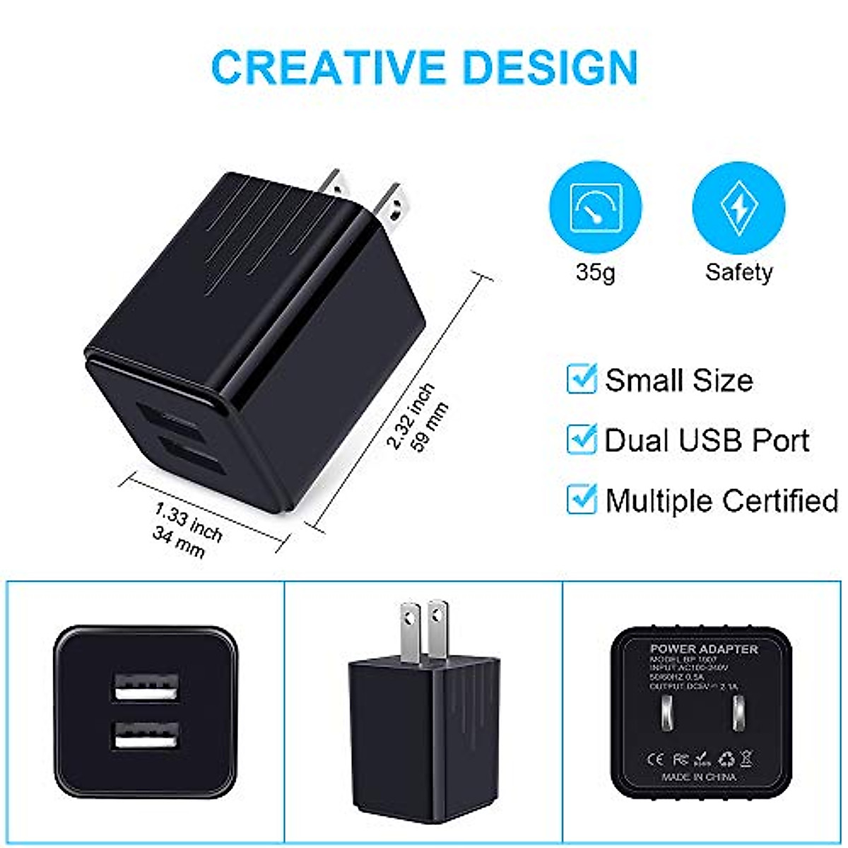 USB Charger for Samsung Galaxy A10E A50 A70 A80 Note 20 Ultra S23 S22 S21 S20 FE S10 S9 A03s A04s A14 A13 A12 A53 A12 A23 A32 A51 A52 A11 A21, Car Adapter, Wall Charger Plug Type C Fast Charging Cable