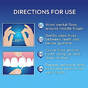 Oral B 005012 Unwaxed Dental Floss, 50 M