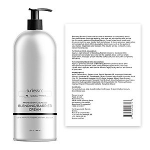 Norvell Pro Blending DHA Barrier Cream For Spray Tanning, 32 Fl. Oz.