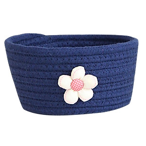Cabilock Storage Box Storage Trays Baskets Woven Hamper Storage Bin Baskets Storage Bin for Toys Storage Baskets Cotton Rope Basket Sundries To Weave Woven Basket Cotton