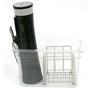 LIPAVI Sous Vide Rack - Model L5 - Adjustable, Collapsible, Ensures even warming - 316L Stainless Steel