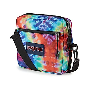 JanSport Central Adaptive Accessory Bag, Red/Multi Hippie Days, 6L
