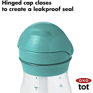 OXO Tot Transitions Straw Cup, 9 oz, Teal, Pack of 1
