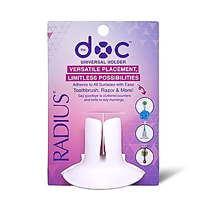 RADIUS Doc, Toothbrush/Razor Holder, 4 Count (Pack of 1)