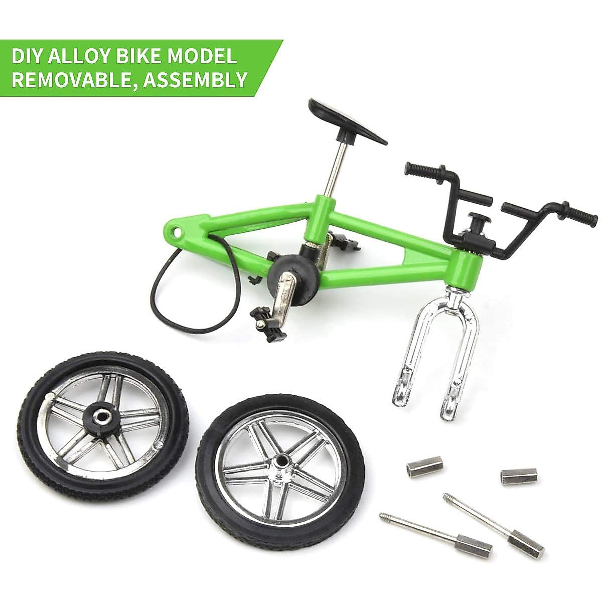 Hotusi Mini Finger Sports Skateboards/Bikes/Swing Boards/Scooter Set for Party Favors Educational Finger Toy(4 Pcs)