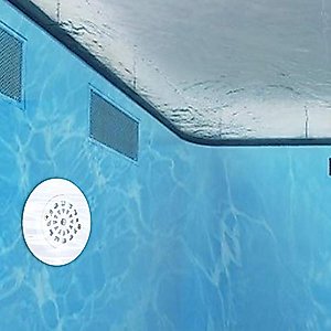 Qinlorgo Easy to Install and Replace Floor Drain, Swimming Pool Drainer, Abs Material Filter Type Sturdy Home for Swimming Pool Use Garden(1.5 inch)