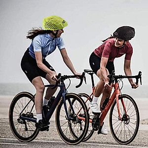 Smalibal Bike Helmet Cover, Reflective Helmet Cover Rain Cover for Bicycle Helmet, Waterproof Oxford Cloth Dot Print Bicycle Helmet Water Snow Cover for Cycling, Road Cycling, Outdoor Sports Black