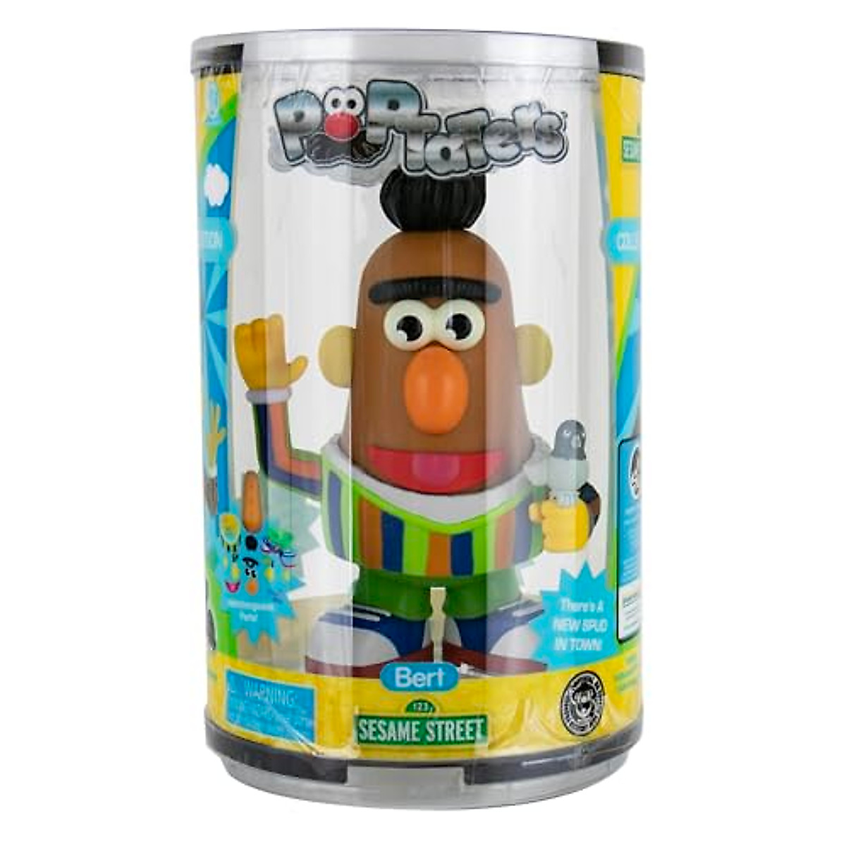 Poptaters Sesame Street Bert or Ernie - Includes 1 Character, Style Selected at Random, 14 Removable, Interchangeable Facial and Body Parts Including 1 Surprise Potato Head Piece - for Ages 8 and up