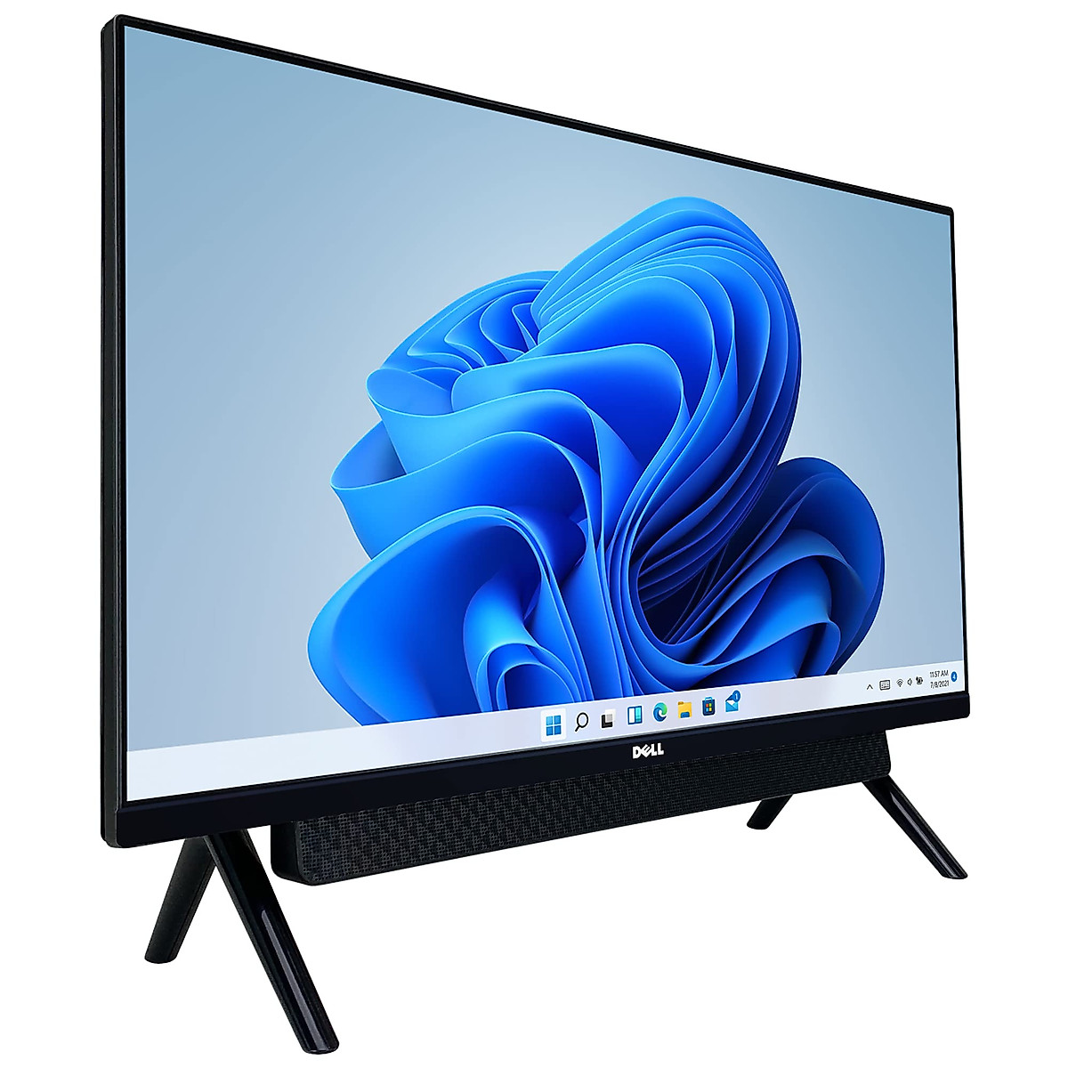 Dell Inspiron 7700 27" Full HD Display All-in-One Desktop Computer - 11th Gen Intel Core i7-1165G7 up to 4.7 GHz CPU, 8GB DDR4 RAM, 1TB SSD, Intel Iris Xe Graphics, Windows 11 Pro, Black