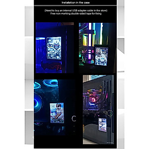 3.5 Inch IPS USB Mini Screen AIDA64 PC CPU RAM HDD Data Monitor Computer Temperature Display Type-C Sub Screen