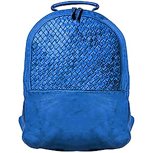 RUSTIC TOWN Leather Laptop Backpack for Women - Washed Leather Multipurpose Handbag, College Bookbag Camping Daypack Fashion Shoulder Travel Bag