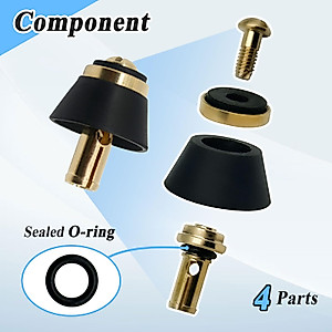 Ebrmeiwo PK2016 420 Series Springless Check Assembly, CHK Valve, Replacement Part for Frost-Proof Wall Hydrant Stem Assembly