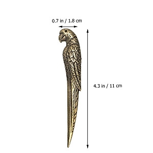 DOITOOL Puer Puerh Tea knife Stainless steel Ice Pick Punch Puer Tea Needle Teaware puerh tea needle (Antique Finish)