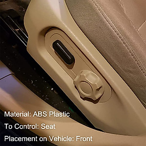 MOCW 6 Way Power Seat Adjust Switch Compatible with 2005-2015 Edge Escape Expedition Explorer Flex F150 F250 F350 F450 MKX Power Seat Switch Replace OE # PSW5, 9L3Z14A701A, 5F9T-14B709-AA, SW7258