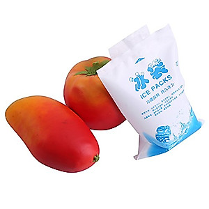 10pcs Food Ice Pack Leakproof Gel Pack Refrigerant Freezer Cold Pack Cooling Bags for Lunch Box(200ml)