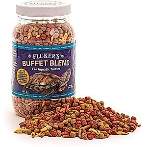Fluker's Buffet Blend Aquatic Turtle Formula Freeze Dried Food 7.5oz - Includes Attached DBDPet Pro-Tip Guide
