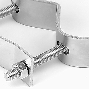 Skywalker 3” Heavy-Duty Double Wall Mount Pair for TV Antenna Mast with (2) Brackets & Lag Bolts